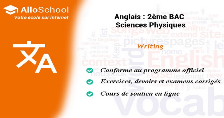 Exemples of writing English BAC - AlloSchool