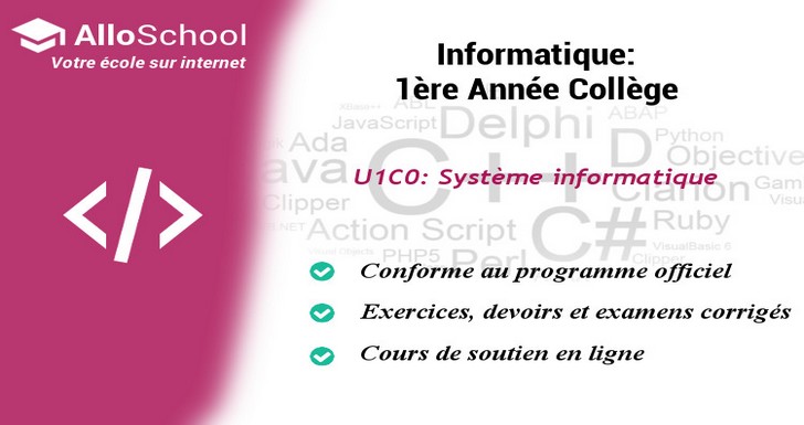 1-Information - Informatique - AlloSchool