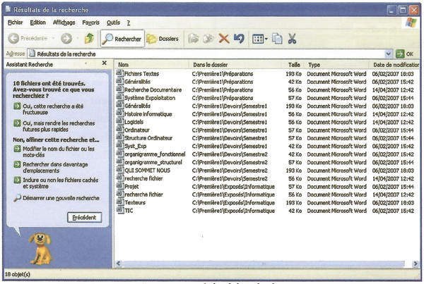 Séance 3-1-2 : Recherche des fichiers sur un support de stockage (Cours ...
