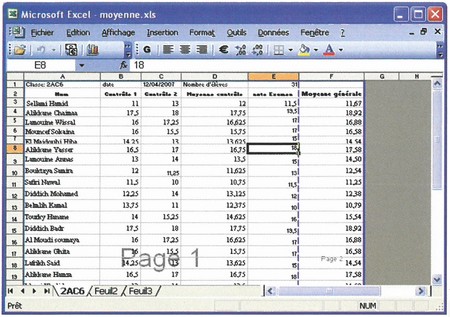 Séance 3-1-7 : Tableur Excel (Activités d'exploration 4) - AlloSchool